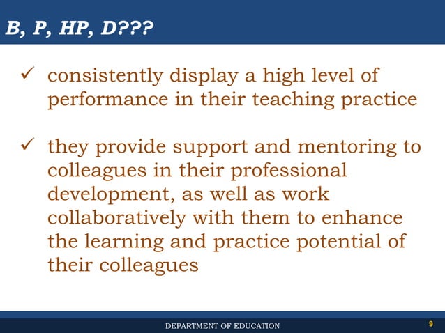 PPST Resource Package.pptx | Professional School | Postgraduate Education