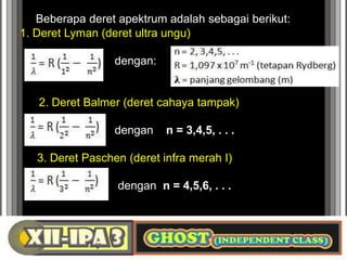 PP STRUKTUR ATOM HIDROGEN | PPTX