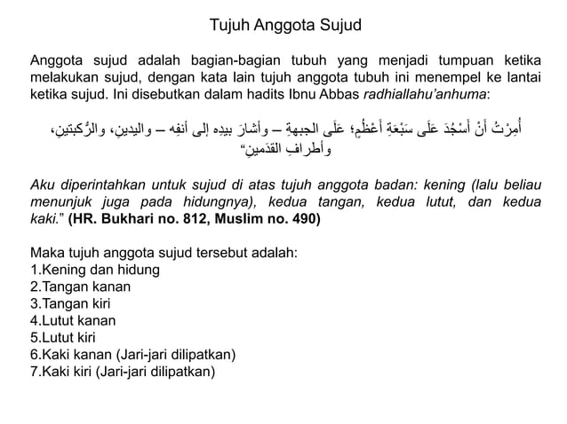 PP SUJUD.pptagama islam tata cara sujud | PPTX