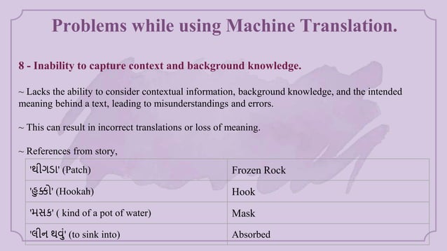 Machine Translation and Human Translation in Jumo Bhisti by Dhumketu .pptx