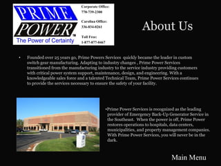 Prime Power Services | PPT