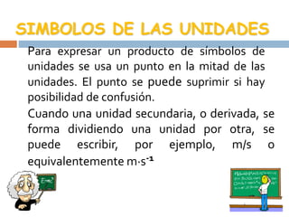 PPT-01-U01-SIMBOLOS-SI-CONVERSIONES unidades | PDF