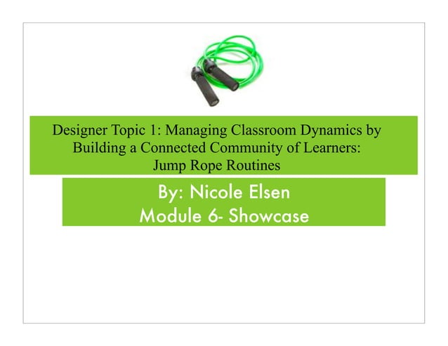 Jump Rope PPT | PDF | Homework and Study | Education