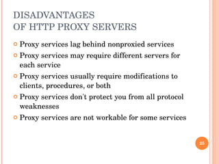 Proxy Server | PPT | Internet | Computing