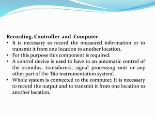 Biomedical Instrumentation | PPT