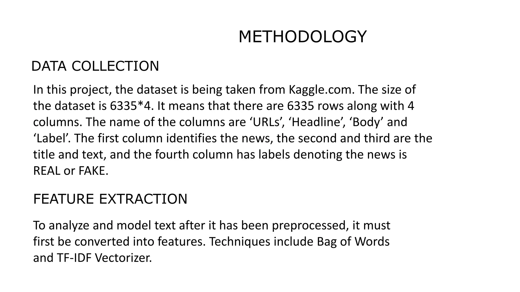 Fake news detection | PPTX