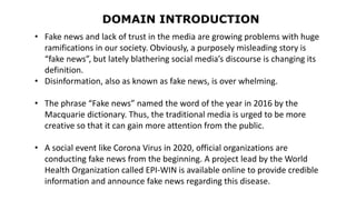 Fake news detection | PPTX