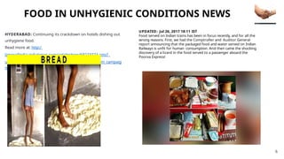 Prevention of food contamination and hazards | PPTX