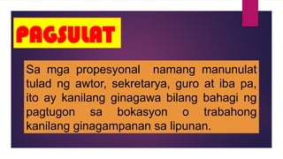 Ang kahalagahan ng pagsulat at Ang akademikong pagsulat | PPTX