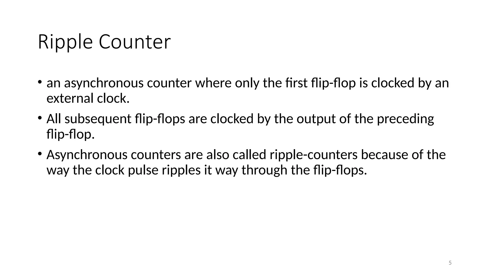 presentationforcountersin digitalelectronics | PPTX