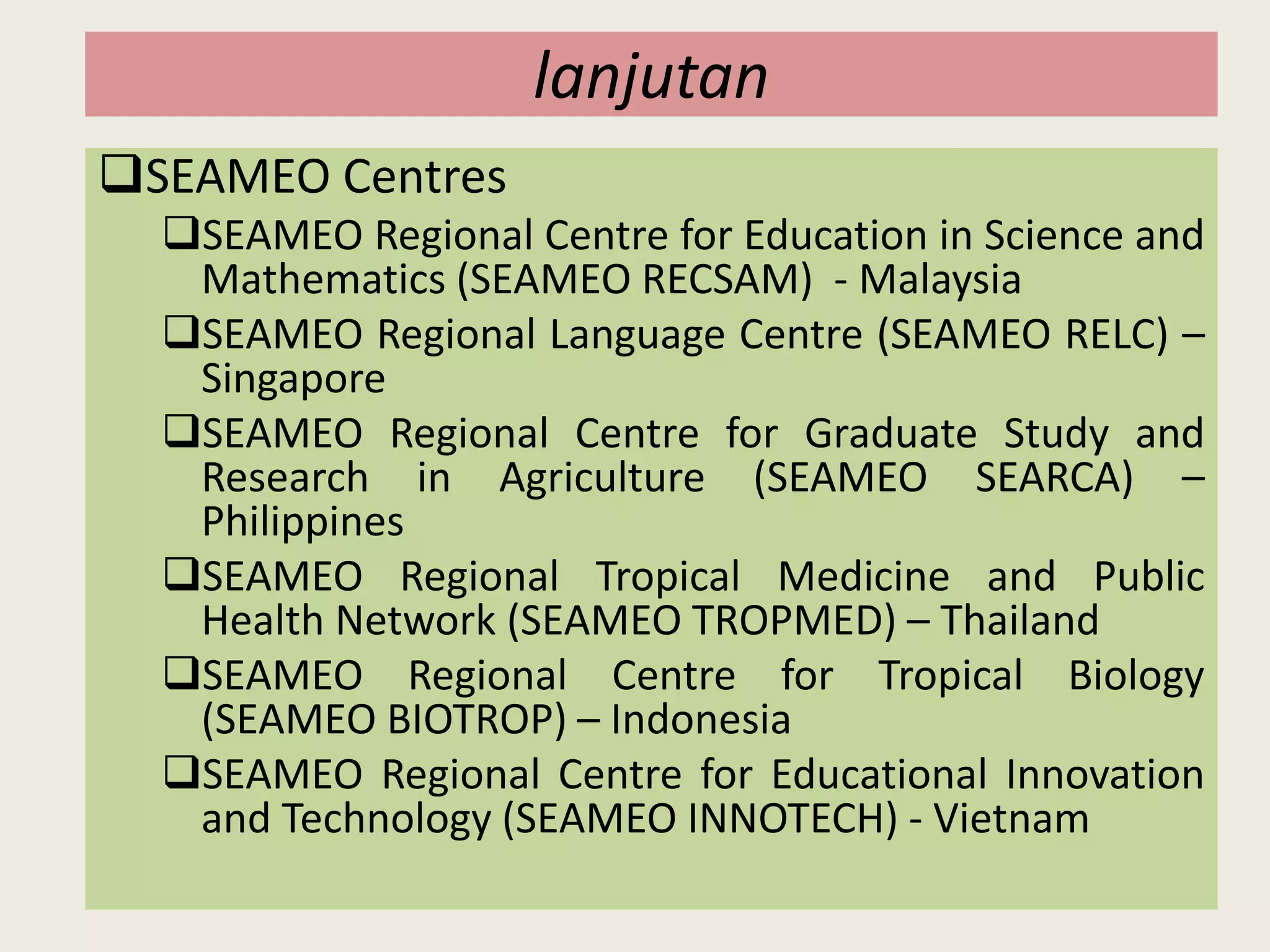 Sejarah Pembentukan ASEAN | PPTX