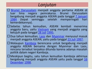 Sejarah Pembentukan ASEAN | PPTX