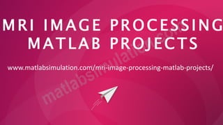 MRI Image Processing Matlab Projects Research Assistance | PPT