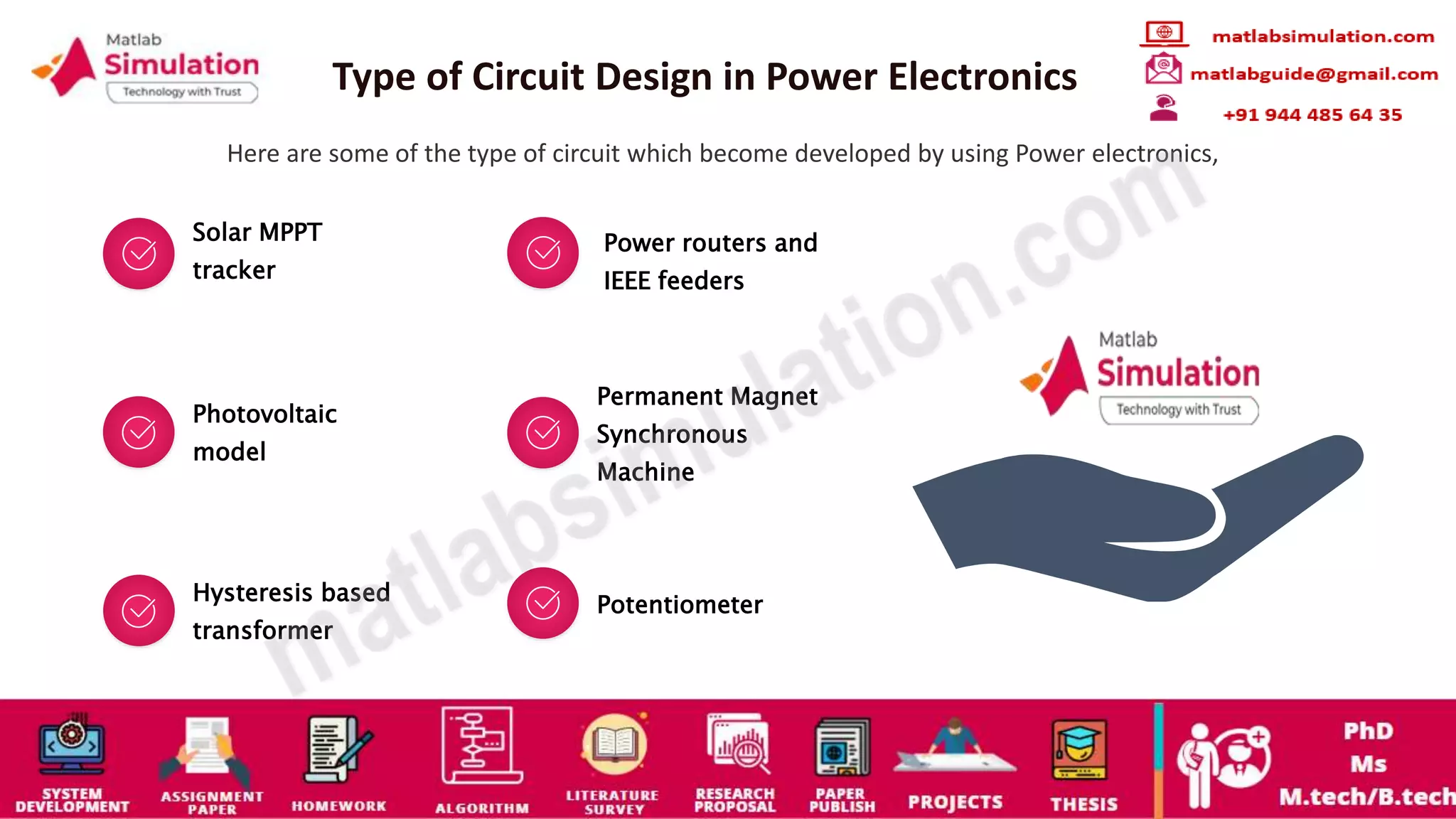 Power Electronics Matlab Projects Research Ideas | PPT
