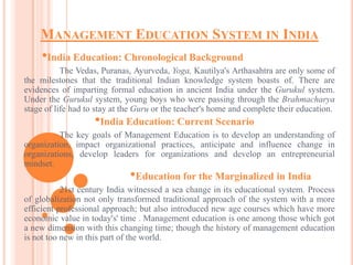 Management Education and society | PPTX