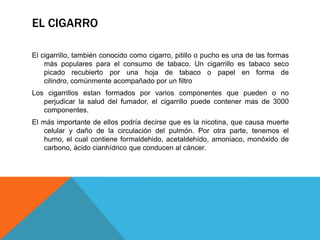 Tesis El Cigarro | PPTX