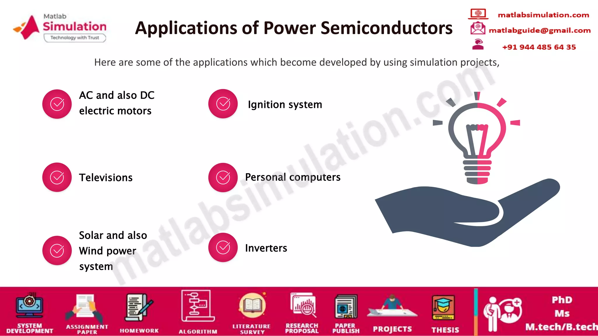 Power Semiconductor Device Simulation Research Projects Ppt