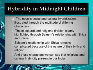 Paper no:- 11 Post colonial studies ( Hybridity in Midnight Children ...