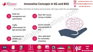 Wireless Communication Projects Research Guidance | PPT