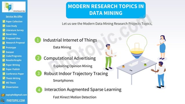 Data Mining Research Projects Tutorials | PPTX | Internet | Computing