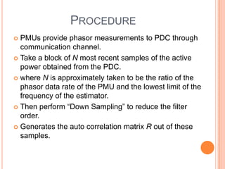 Low frequency mode estimation | PPTX | Technology & Computing
