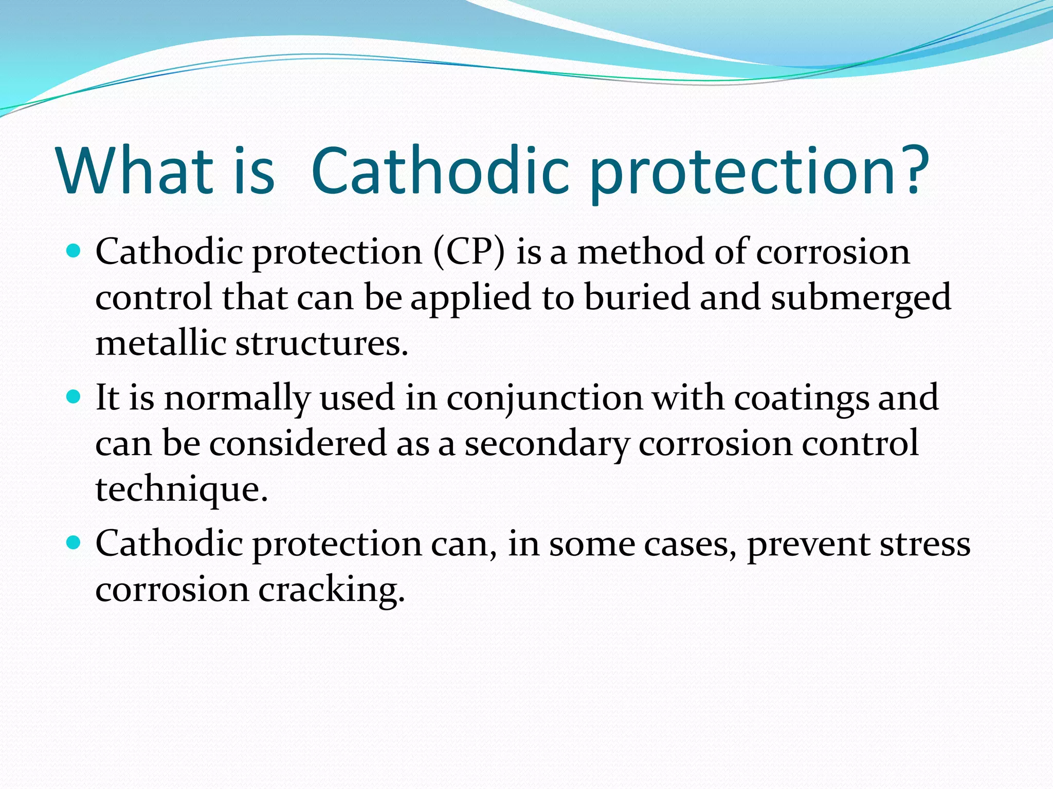 cathodic protection | PPTX