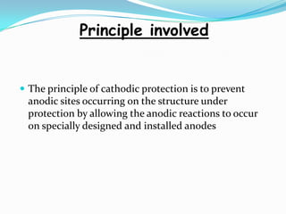 cathodic protection | PPTX