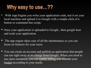 Google App Engine | PPT