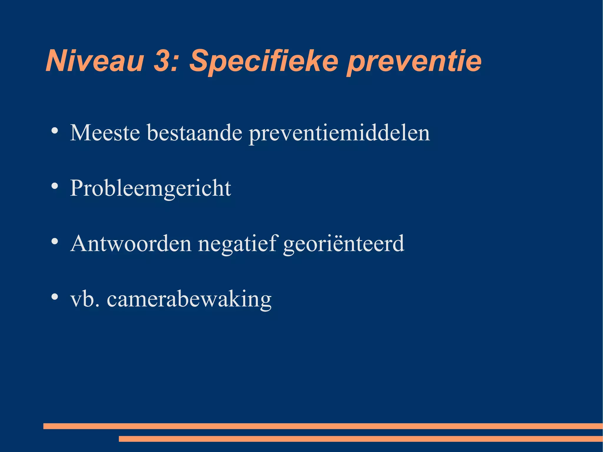 de preventiepiramide kort | PPT