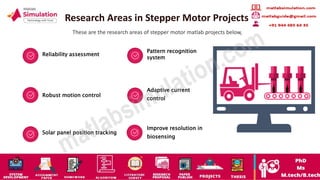 Stepper Motor Matlab Projects Research Help | PPTX