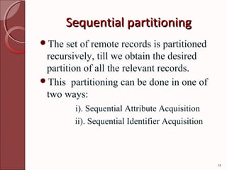 online Record Linkage | PPT | Databases | Computer Software and Applications