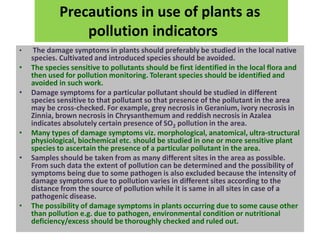 plant indicators | PPTX
