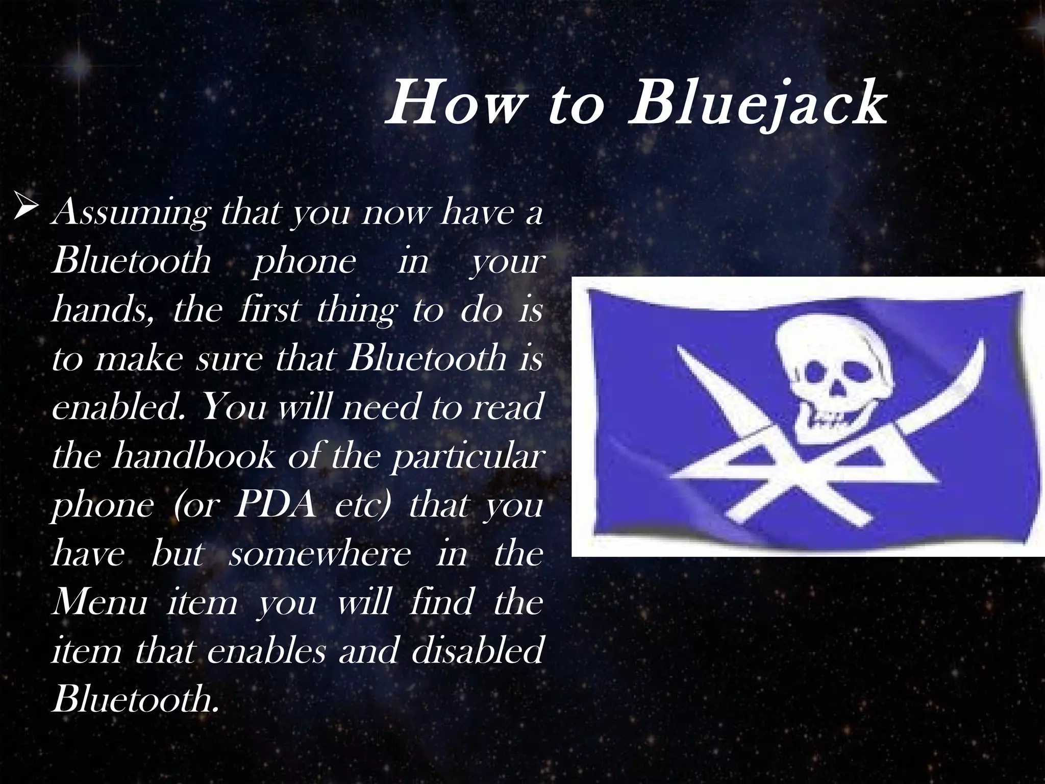 Bluejacking | PPT