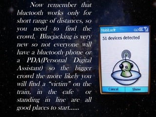 Bluejacking | PPT