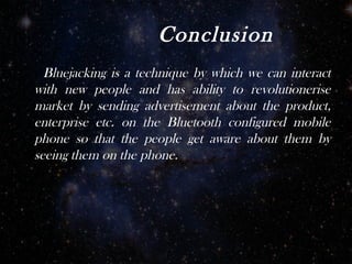 Bluejacking | PPT