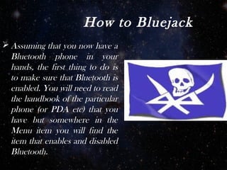 Bluejacking | PPT