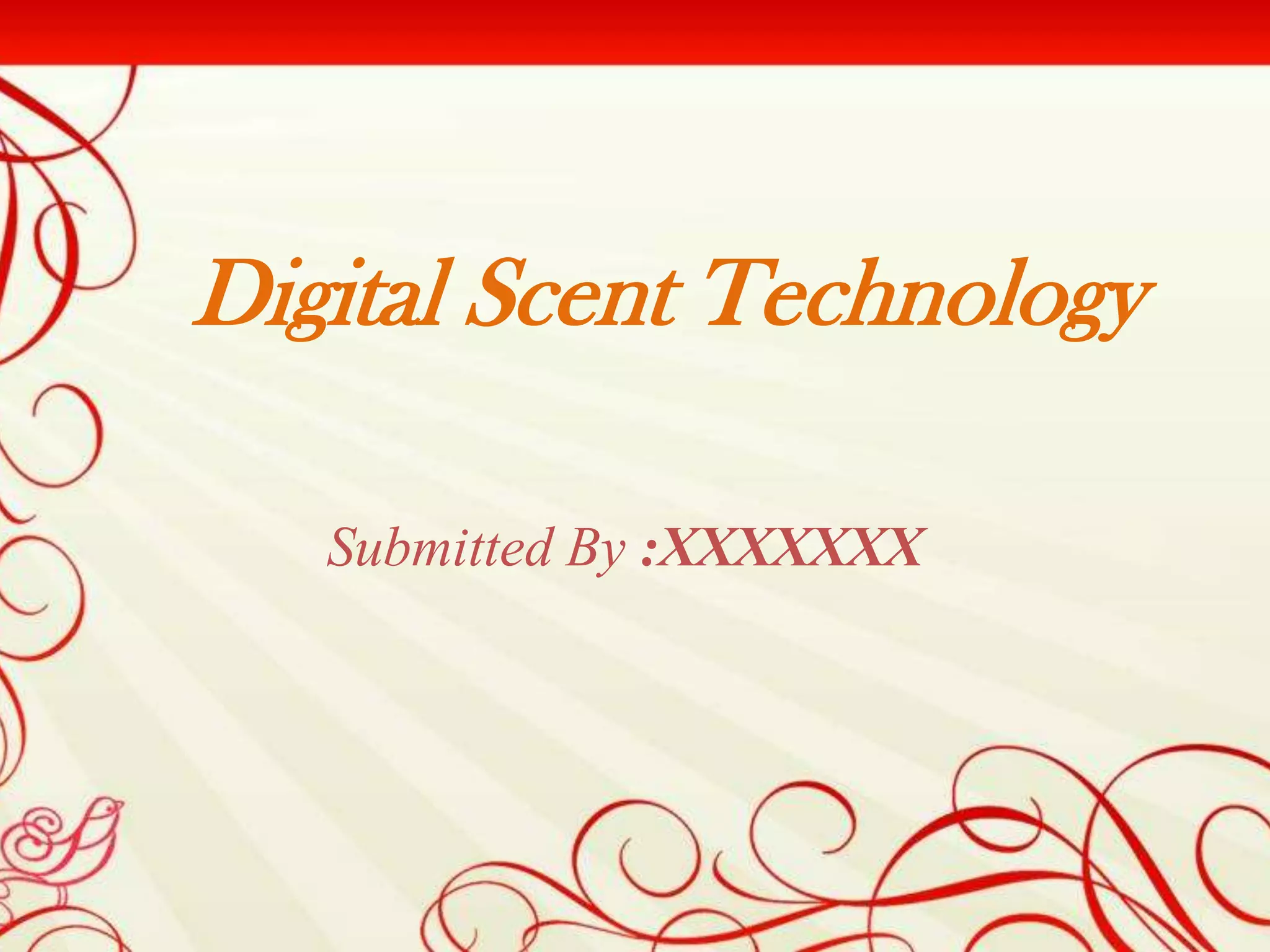 Digital Scent Technology | PPTX