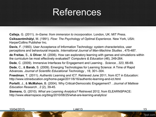 Case Study - Virtual Worlds and Learning Analytics | PPT