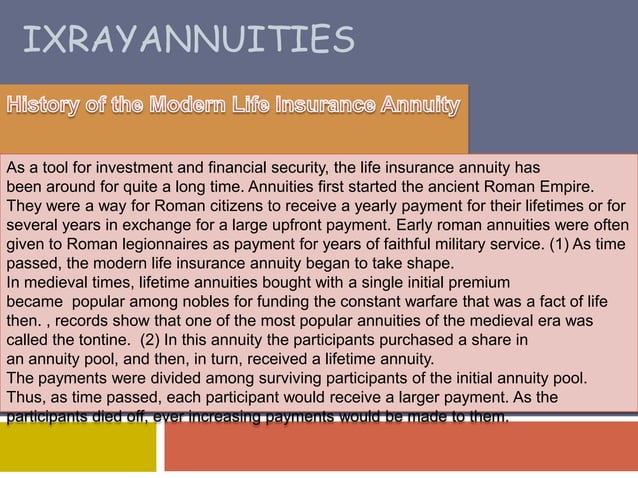 Annuity Basics | PPT