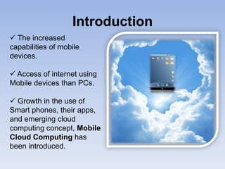 Mobile Cloud Computing | PPTX
