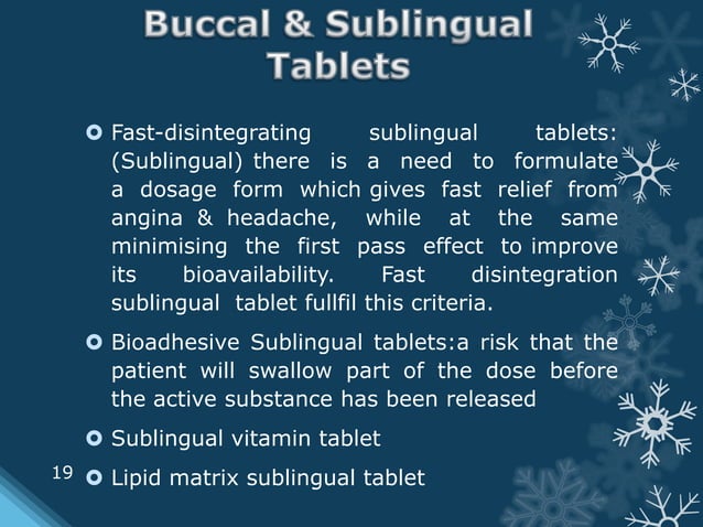 Buccal &Sublingual Drug Delivery System | PPTX | Ear, Nose and Throat ...