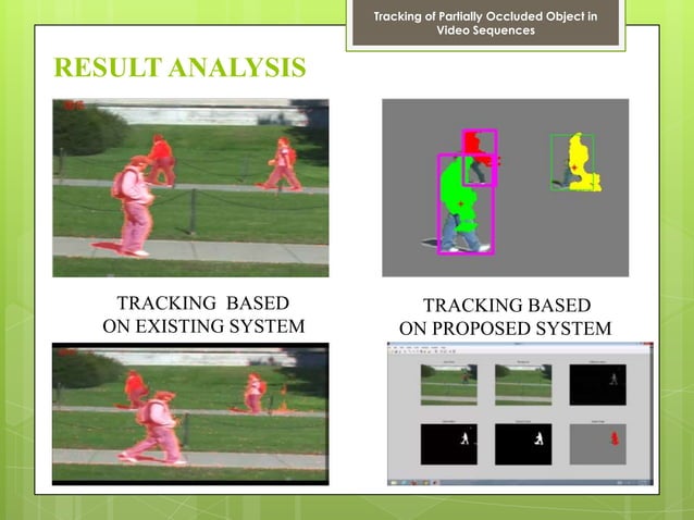 TRACKING OF PARTIALLY OCCLUDED OBJECTS IN VIDEO SEQUENCES | PPT TRACKING OF PARTIALLY OCCLUDED OBJECTS IN VIDEO SEQUENCES | PPT