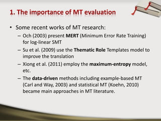 MT SUMMIT PPT: Language-independent Model for Machine Translation ...
