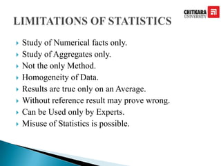 Introduction to statistics | PPTX