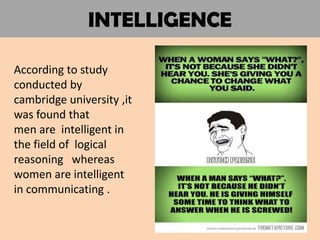 human skills - men vs women, communication | PPTX