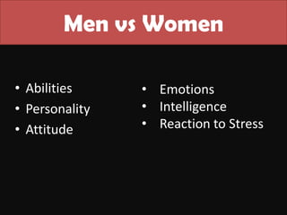 human skills - men vs women, communication | PPT