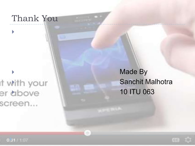 floating touch | PPT