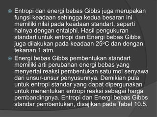 Thermodinamika Kimia | PPTX