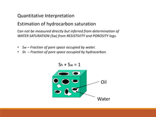 Formation evaluation and well log correlation | PPTX