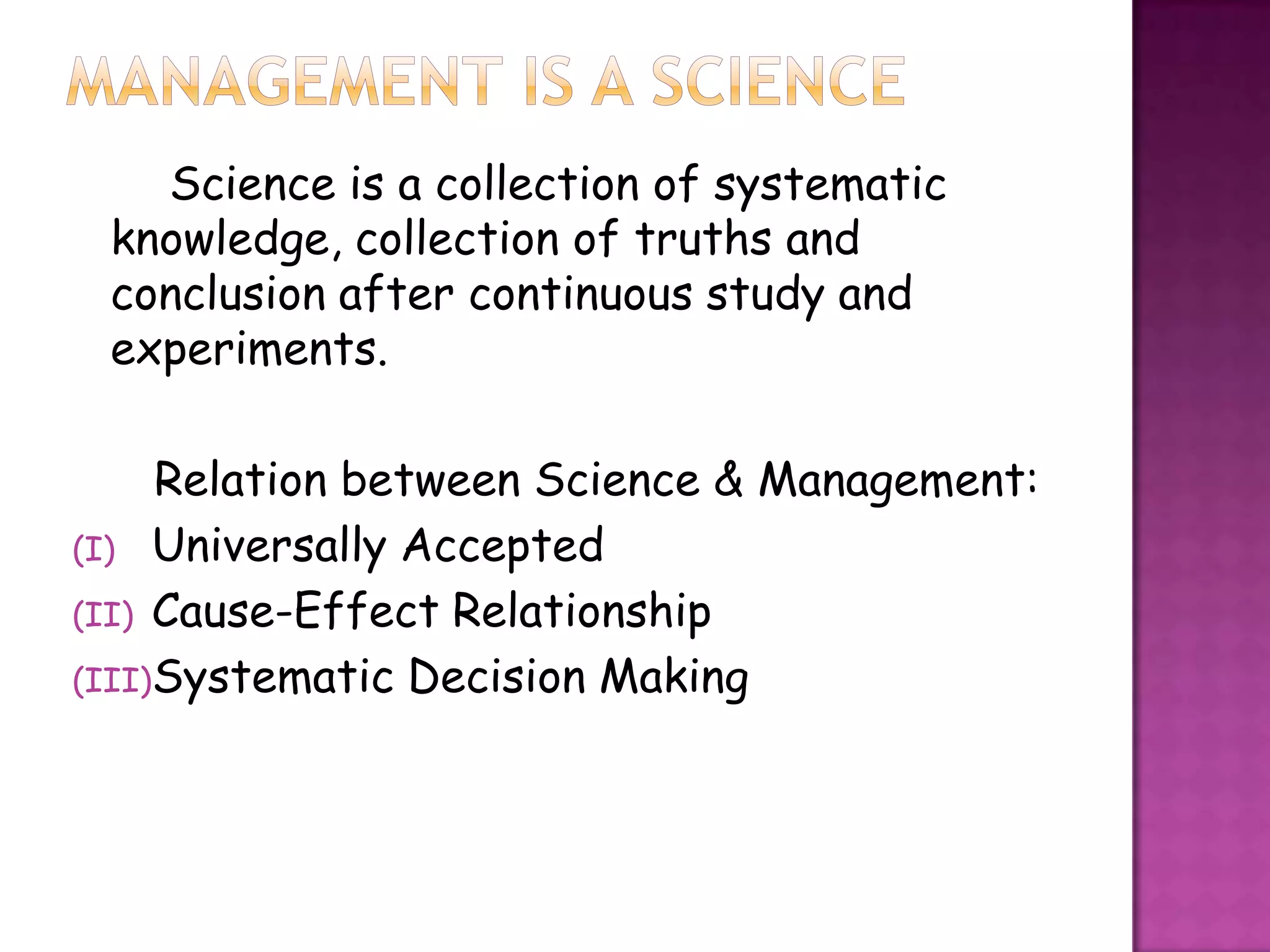 Introduction to management | PPT